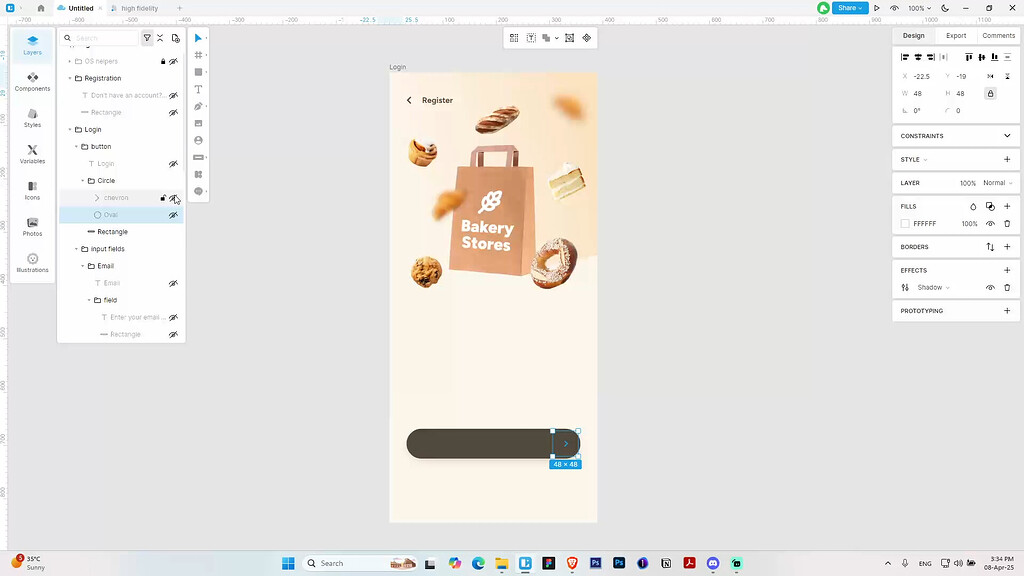 Layers move when toggling layers' visibility - Fonts and Input - Icons8 ...