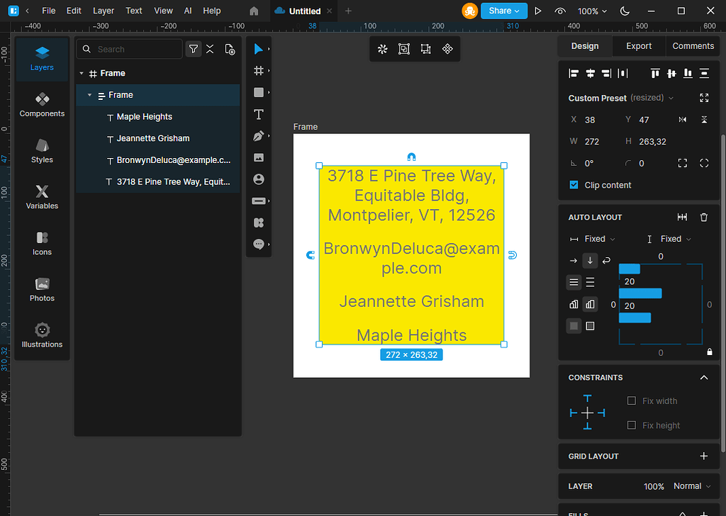 The resizing constraints in the layer do not function properly in combination with Auto Layout ...